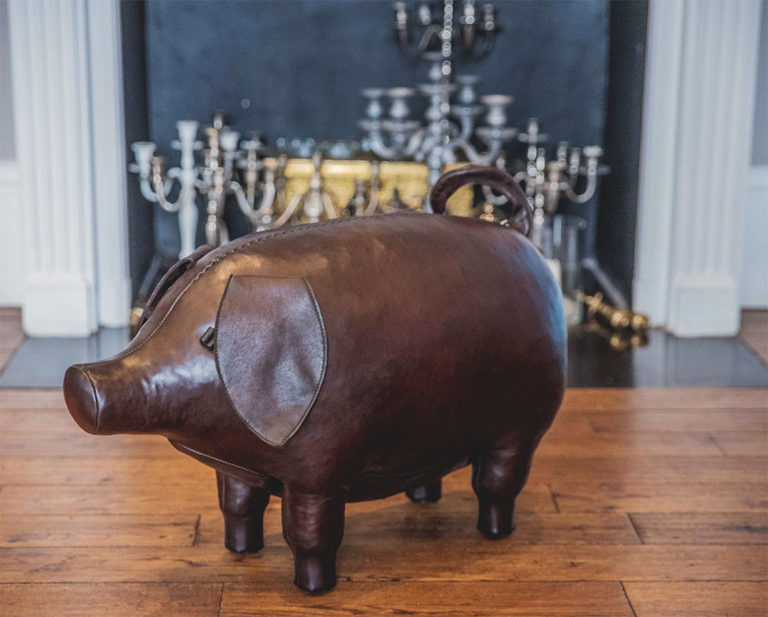 Pig | Hand Crafted Leather Animals | Omersa & Co