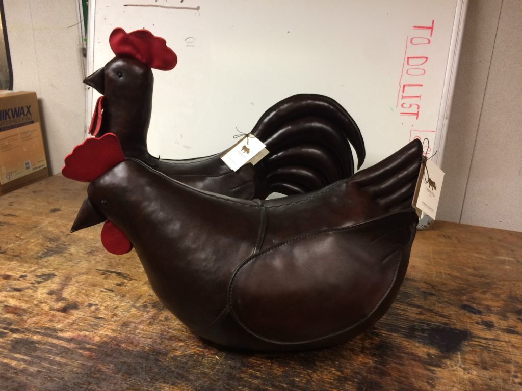 Chicken | Hand Crafted Leather Animals | Omersa & Co