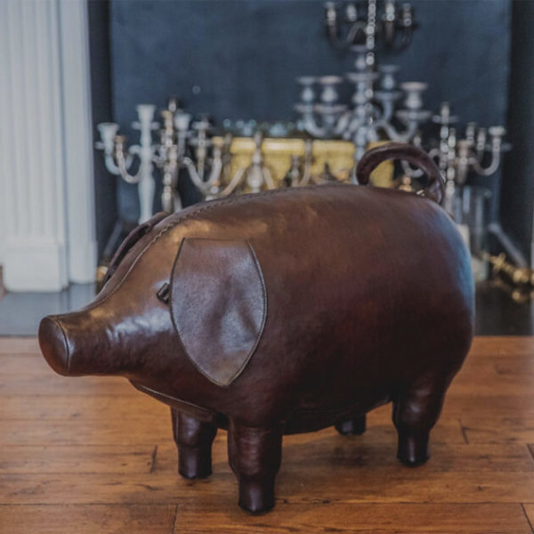 Handcrafted Leather Animal Footstools | Omersa and Co