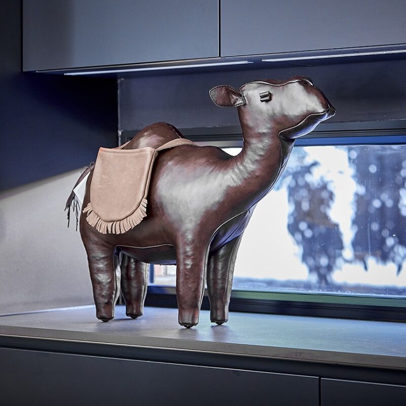 Handcrafted Leather Animal Footstools | Omersa and Co