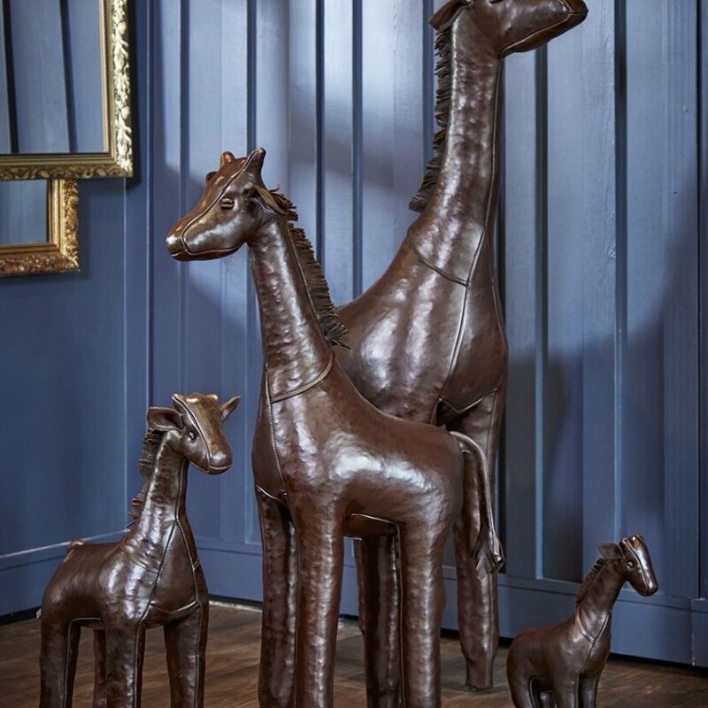 Handcrafted Leather Animal Footstools | Omersa and Co