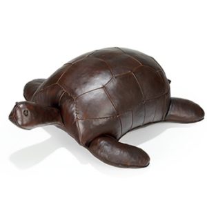 Galapagos Turtle | Hand Crafted Leather Animals | Omersa & Co